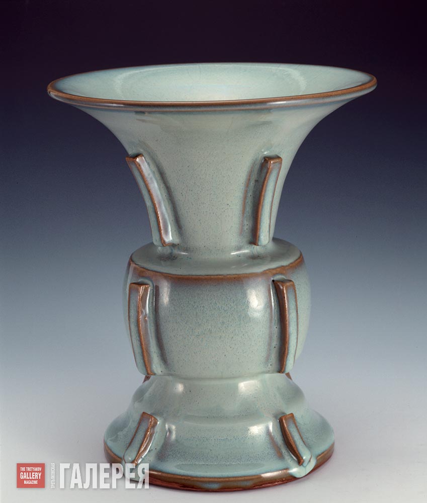Moon-white Glaze Vase Jun ware Porcelain | ARTISTS & IMAGES of The ...
