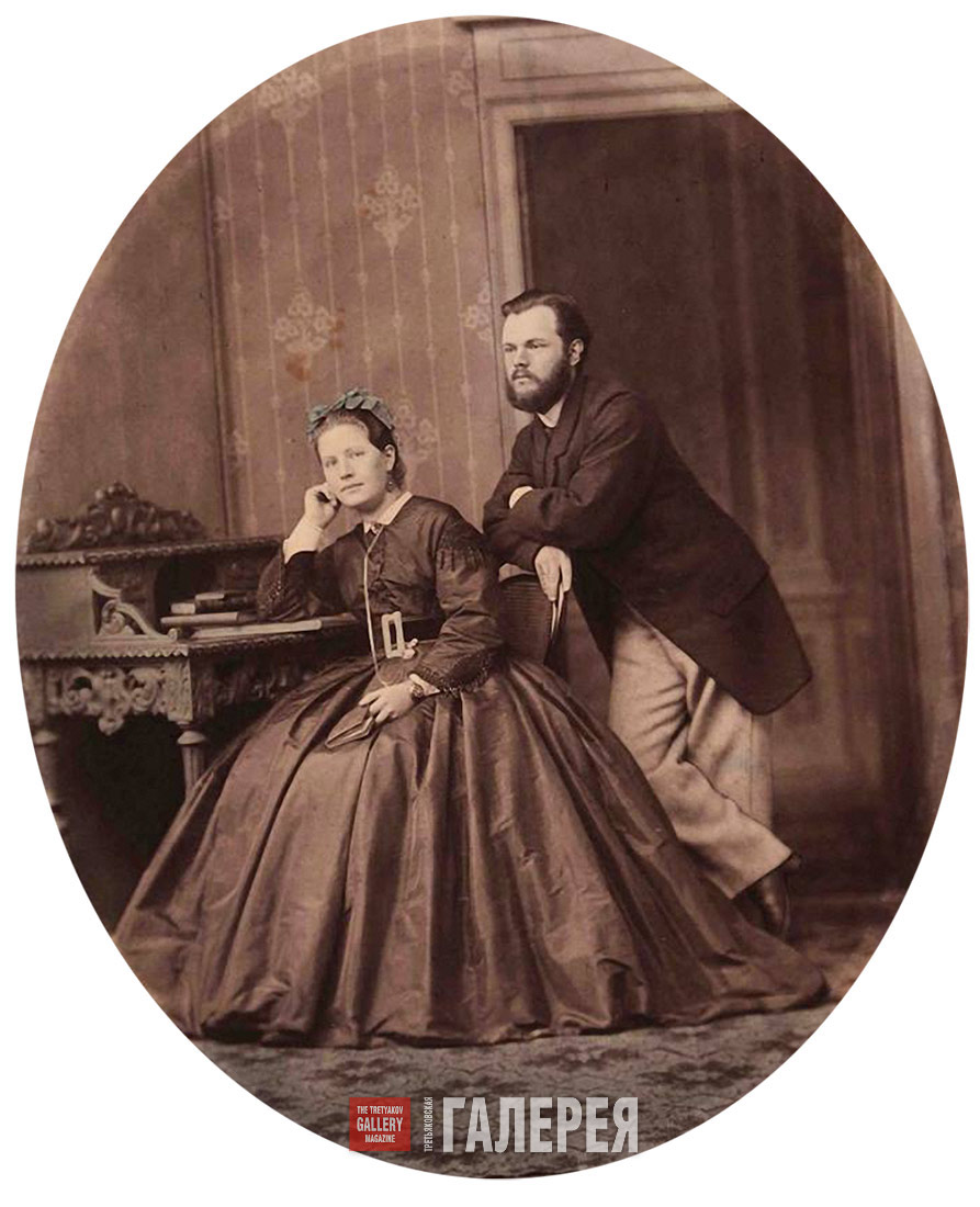 Nikolai Basnin and his wife, Ann Elizabeth Williams Moscow, 1872 ...